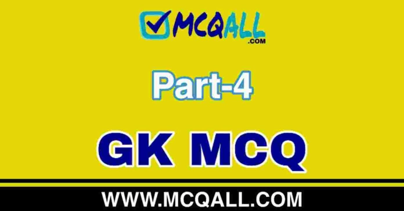 General Knowledge Part-4 GK MCQ Question and Answer - WiN EXAM